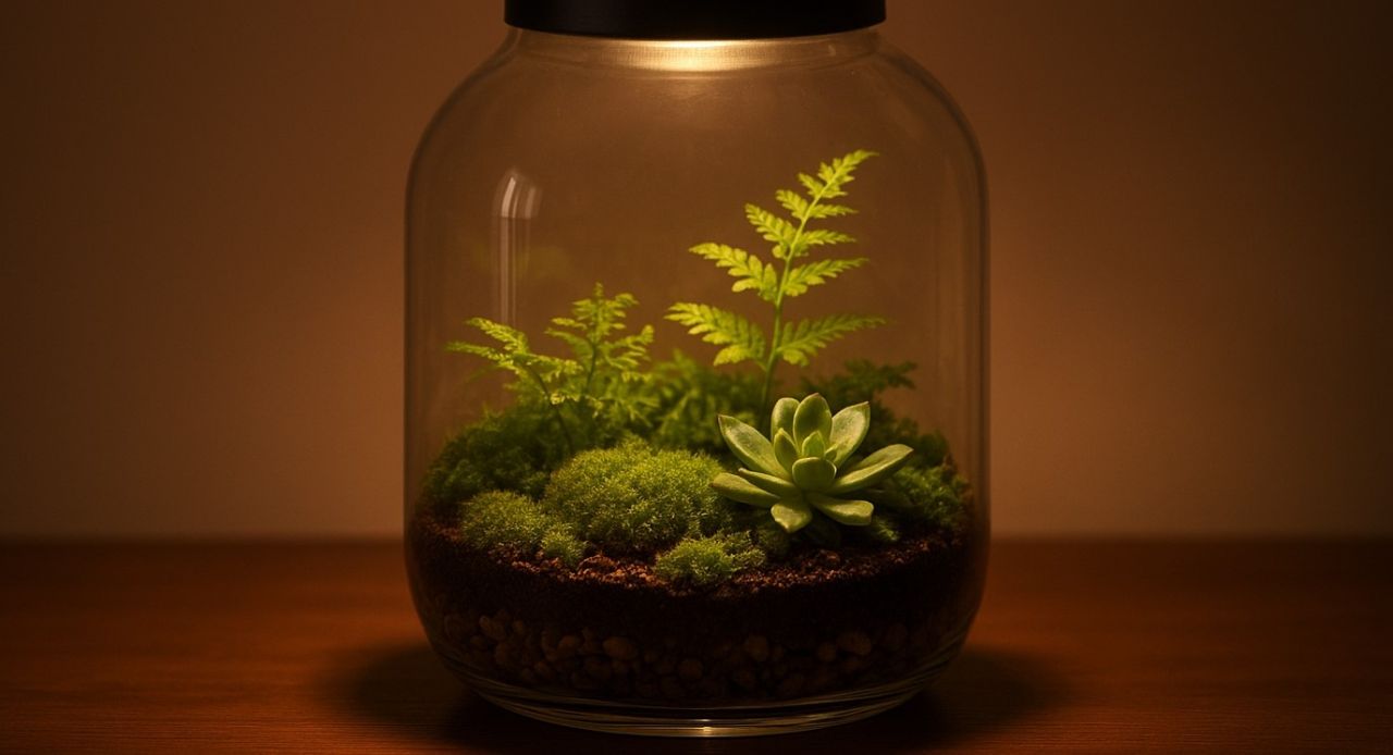 Desktop Terrarium with Light: Where can I get terrariums with light?